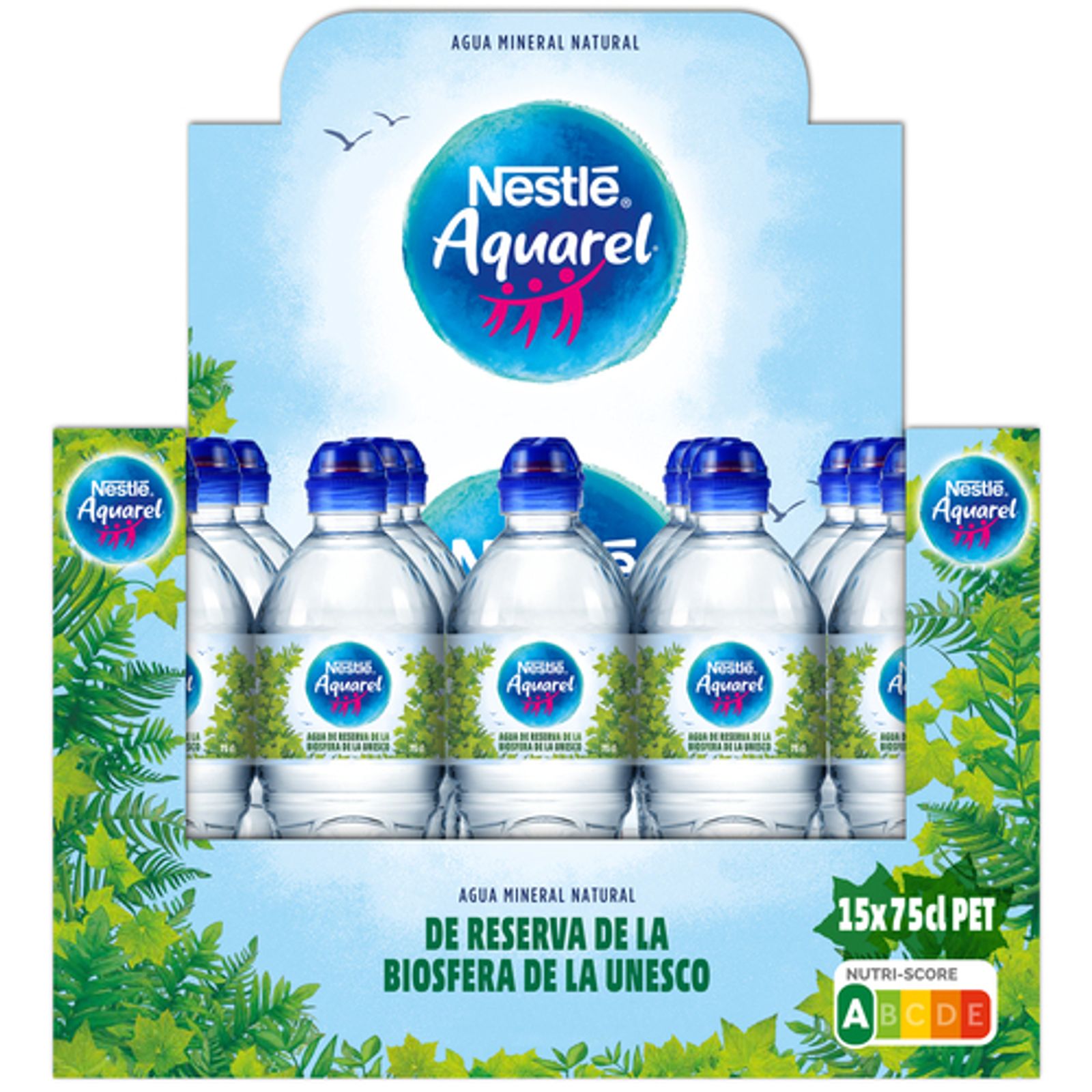 Agua Mineral Natural Botella 750ML | La tienda Online de Hiperber